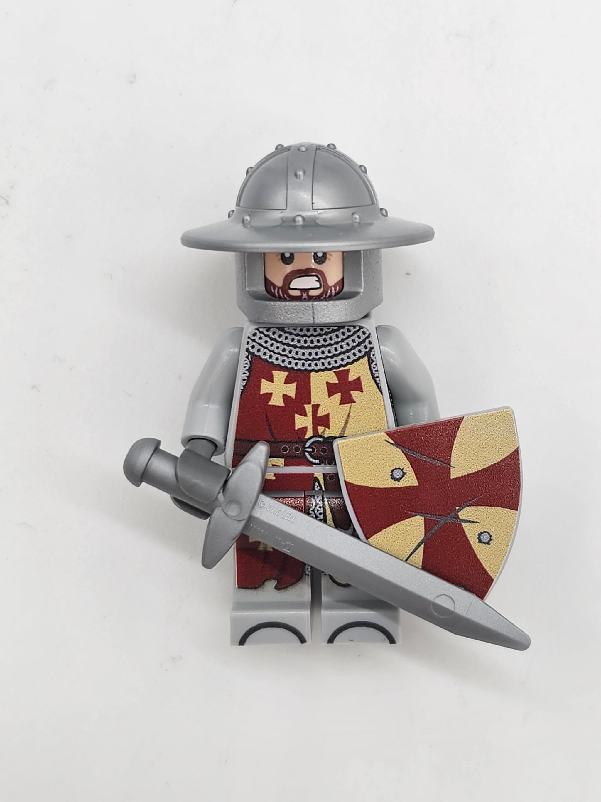 FULLY ARMORED Ibelin Knight W/Battle Damage Shield – BBG Forge