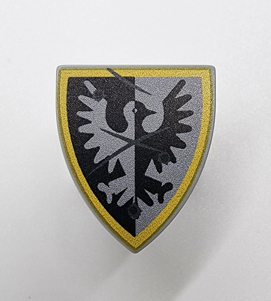Battle Damage Yellow Black Falcon Shield – BBG Forge