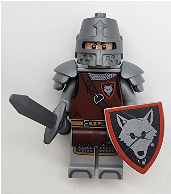 FULLY ARMORED Wolf Knight Strap W/Battle Damage Shield – BBG Forge